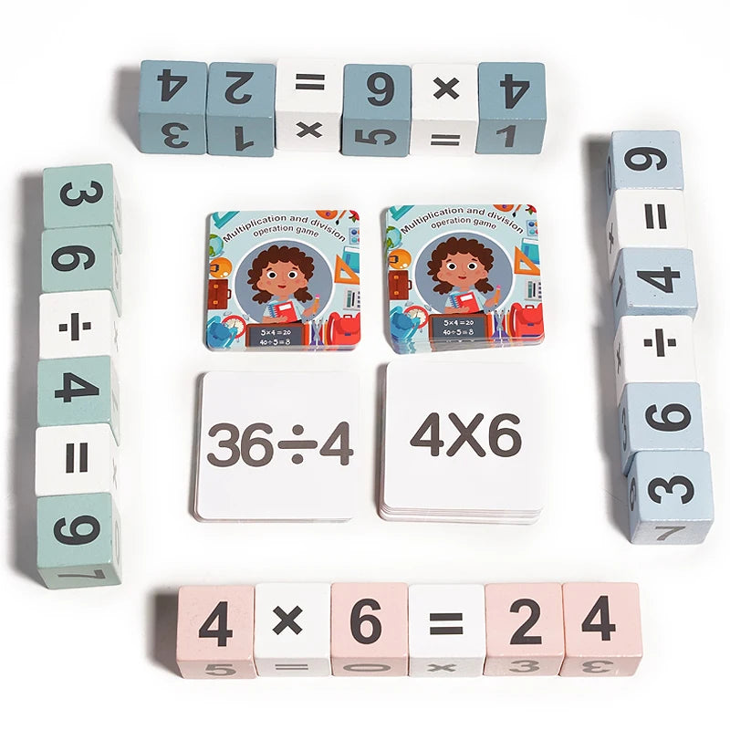 Multiplication & Division Game | Montessori Math Toy