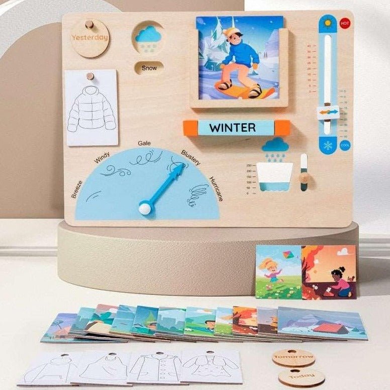 Montessori Weather Busy Board by Oliver & Company