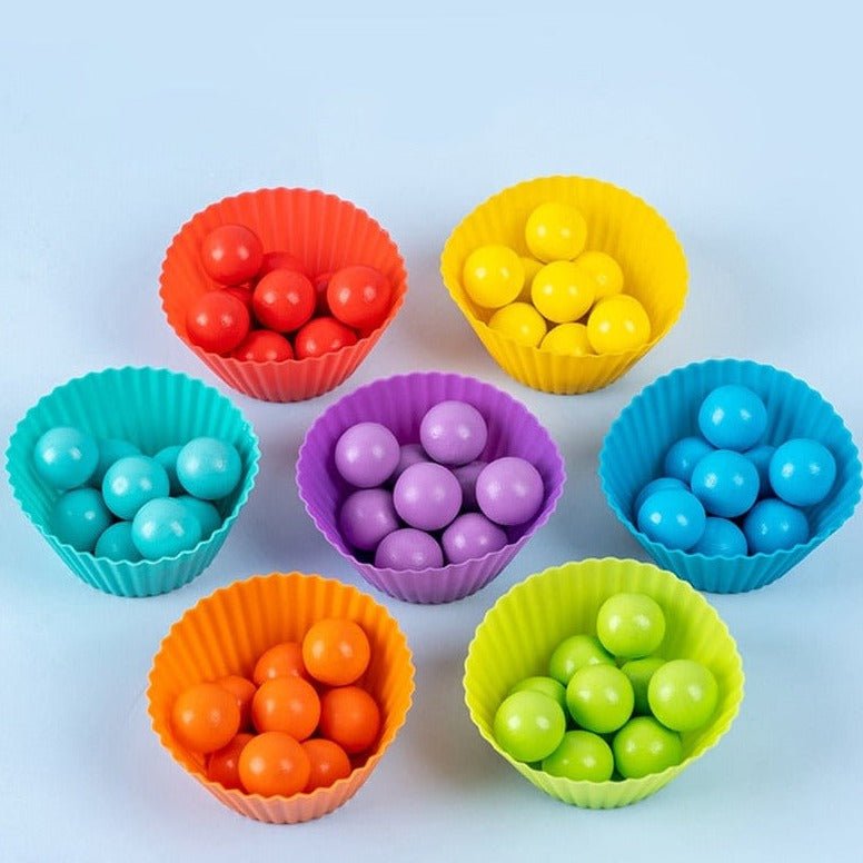 Oliver & Company Montessori Rainbow Sorting Game Sets